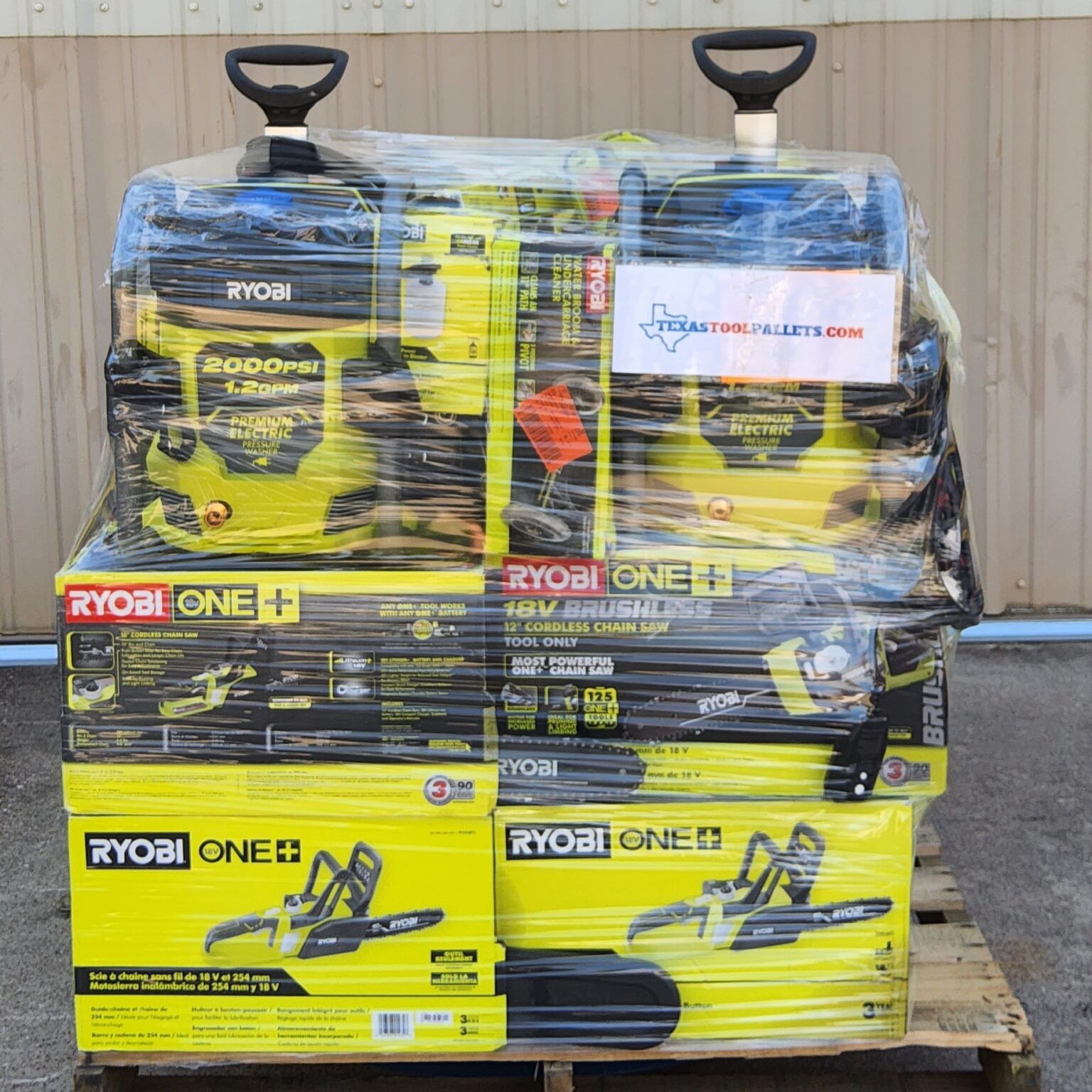 MIXED RYOBI OUTDOOR PALLET - LOT ID 081002 - Untested Customer Returns ...