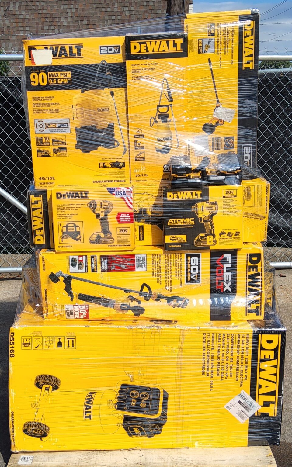 DEWALT TOOL PALLET - LOT ID:110202 - Untested Customer Returns - Texas ...