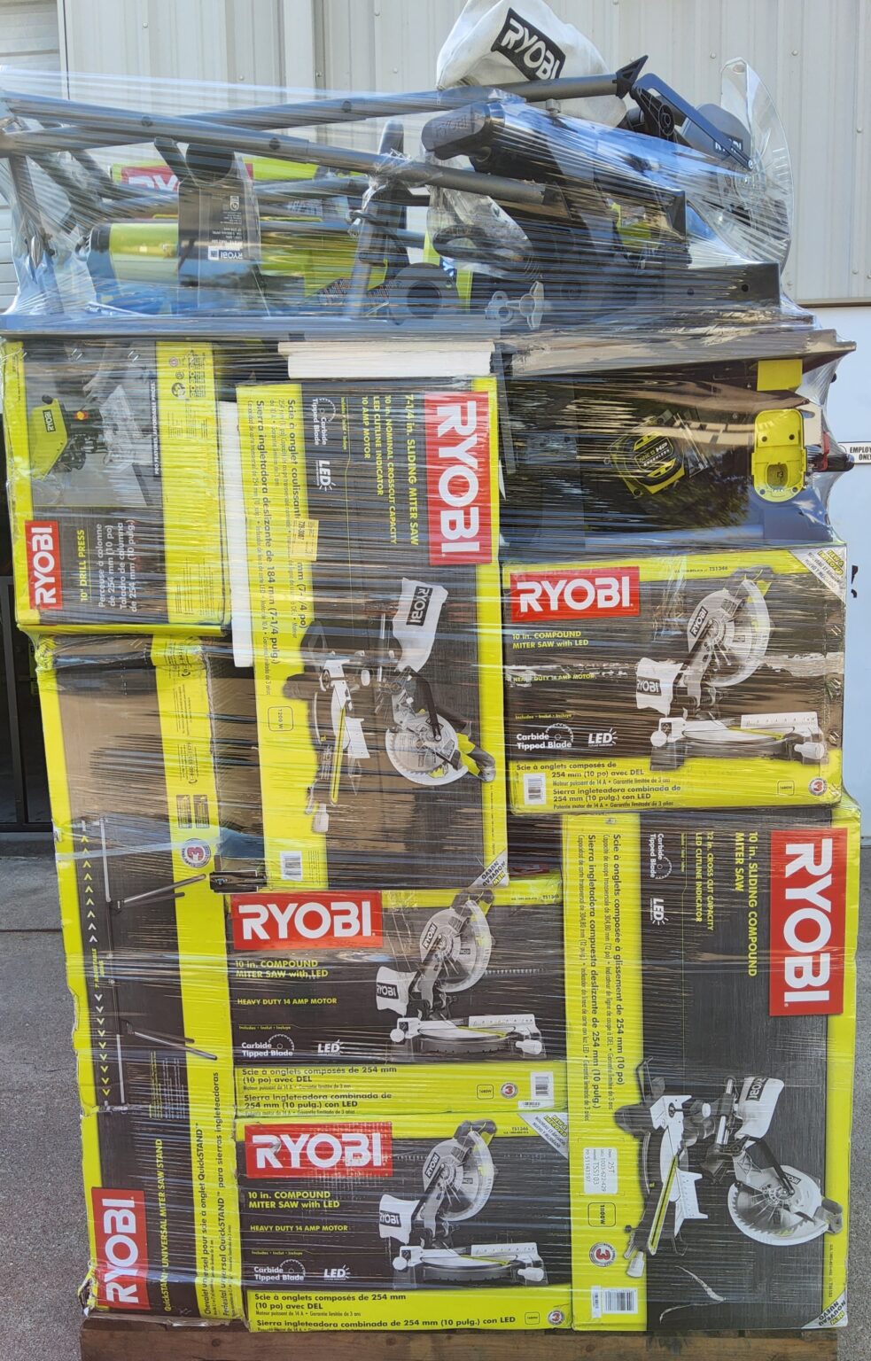RYOBI TOOL PALLET - LOT ID: 110305- Untested Customer Returns - Texas ...