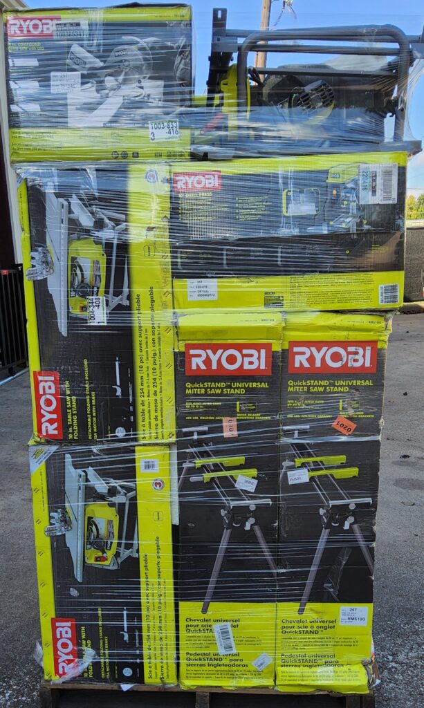 RYOBI TOOL PALLET - LOT ID: 110305- Untested Customer Returns - Texas ...