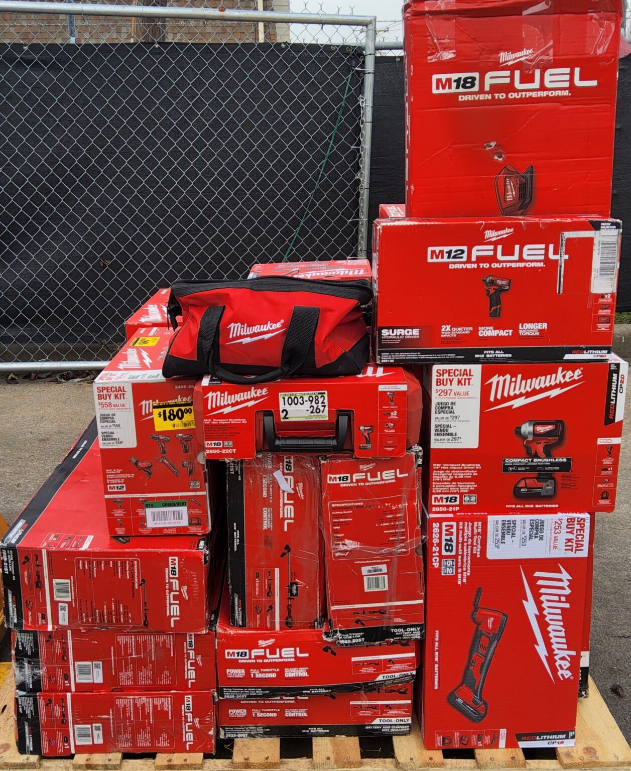 MILWAUKEE TOOL PALLET - LOT ID: 122102 - Untested Customer Returns ...