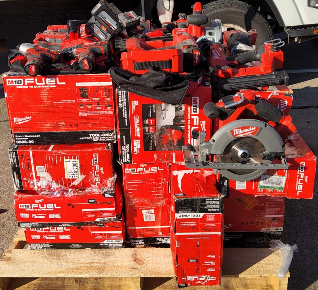 MILWAUKEE TOOL PALLET - LOT ID: 012604- Untested Customer Returns ...