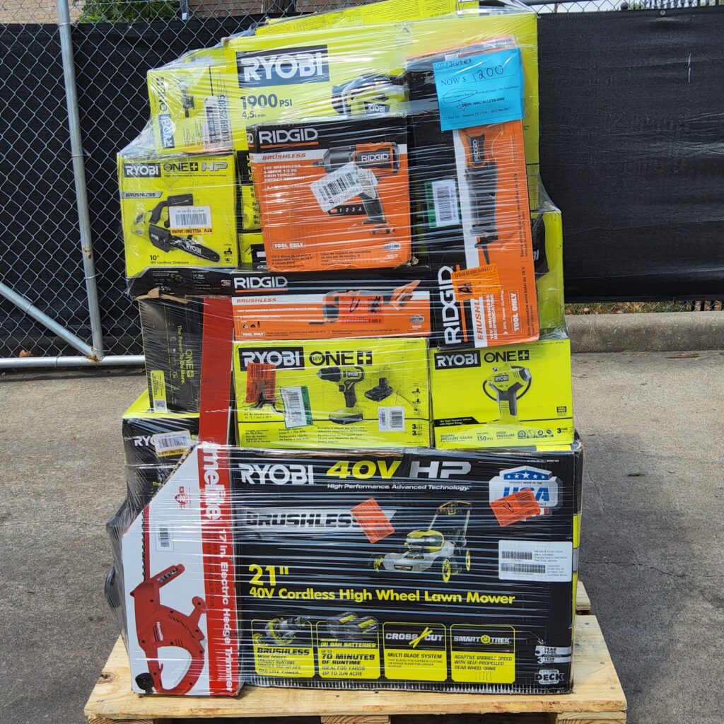 MIXED TOOL PALLET - LOT ID: 310923 - AS-IS Untested Customer Returns ...