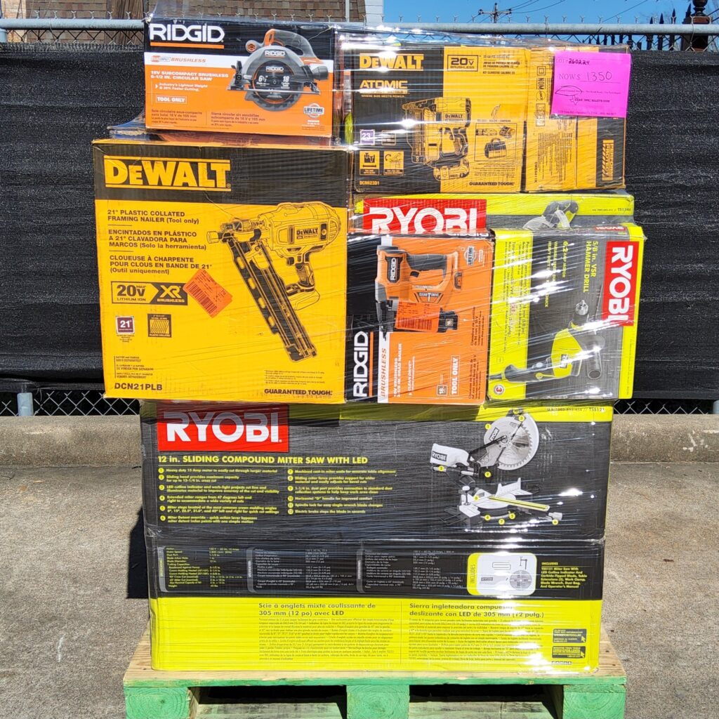 MIXED TOOL PALLET - LOT ID: 260224 - AS-IS Untested Customer Returns ...