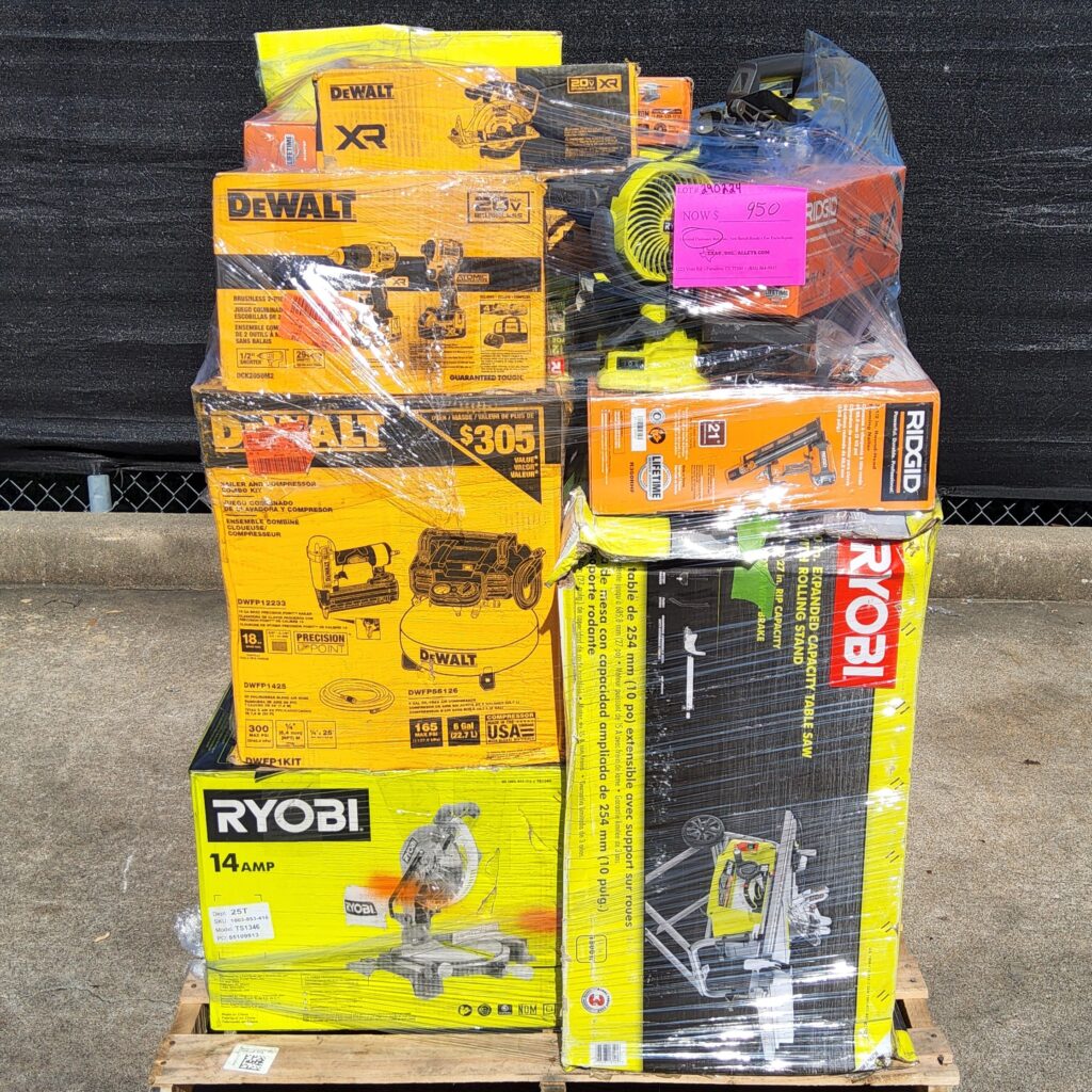 MIXED TOOL PALLET - LOT ID: 290224 - AS-IS Untested Customer Returns ...