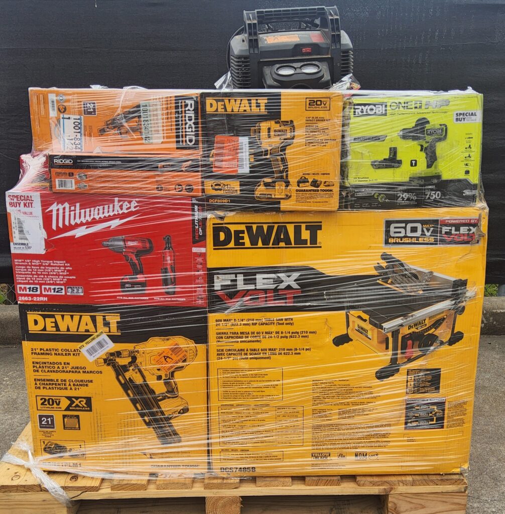 MIXED TOOL PALLET - LOT ID: 320224 - AS-IS Untested Customer Returns ...