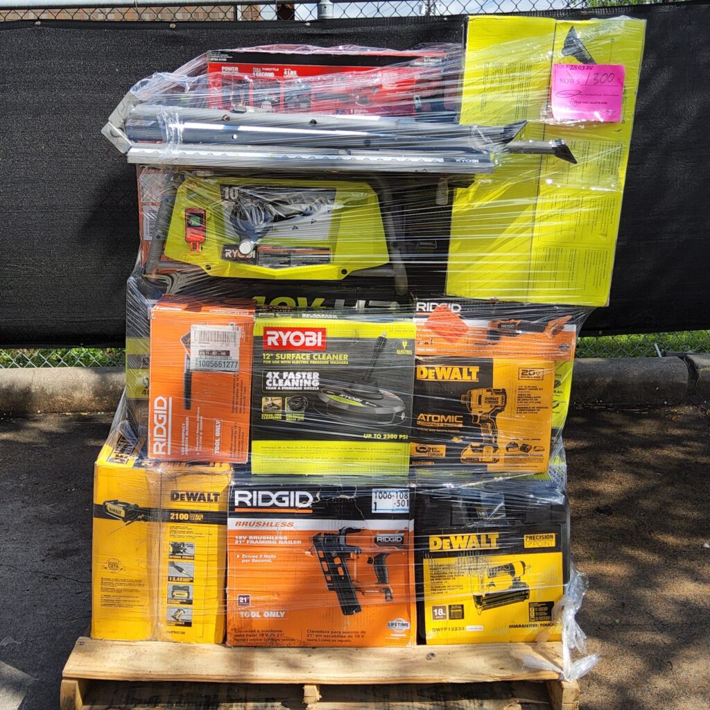 MIXED TOOL PALLET - LOT ID: 250324 - AS-IS Untested Customer Returns ...