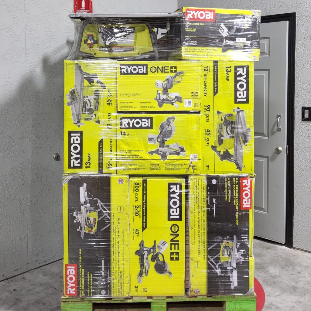RYOBI SAW PALLET - LOT ID: 121024 - AS-IS Untested Customer Returns ...